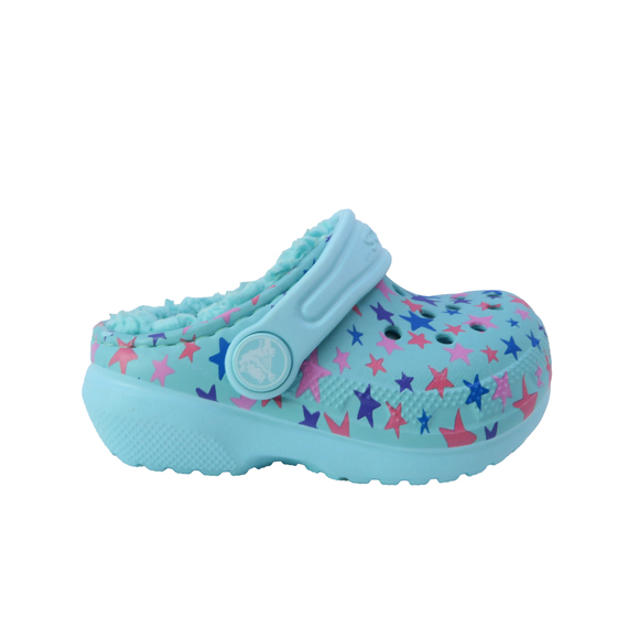 CROCS | Shoes | Crocs Girls Turquoise Stars Shoes Size 5 Toddler | Poshmark